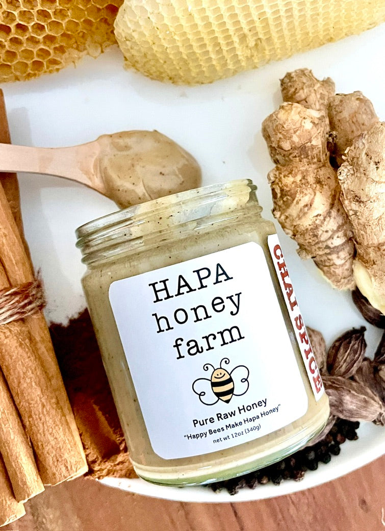 Hapa Honey Farm - Creamed Chai Spice Honey – Official Butter Bell® Store