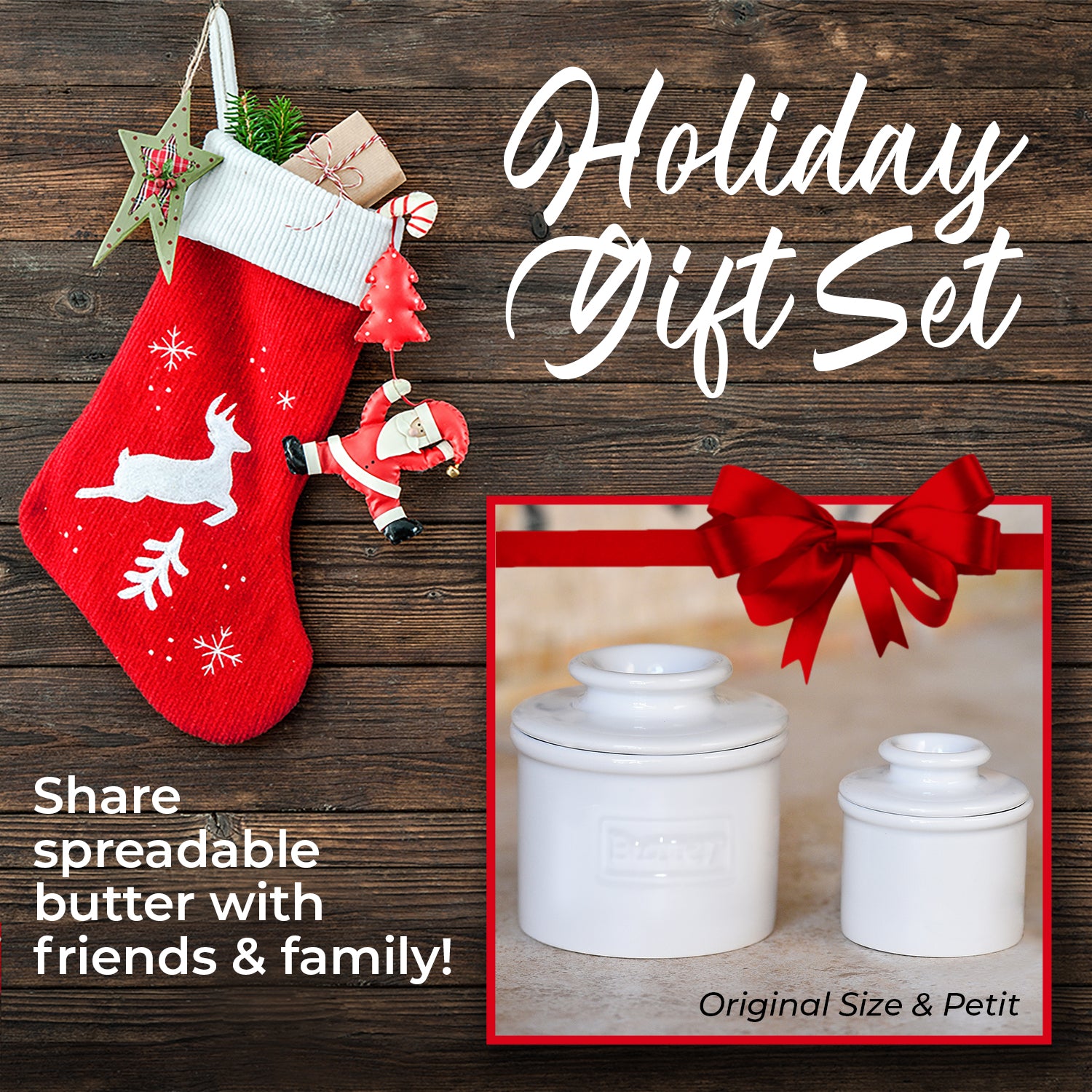 Butter Bell - The Original Butter Bell Crock and Petit Bell Gift Set by ...